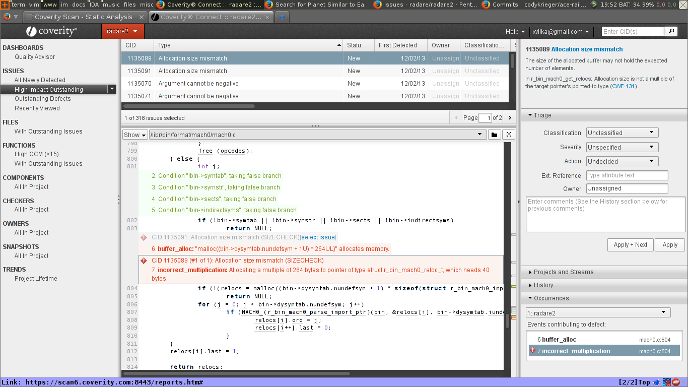 clang/llvm static analysis · Issue #167 · neovim/neovim · GitHub